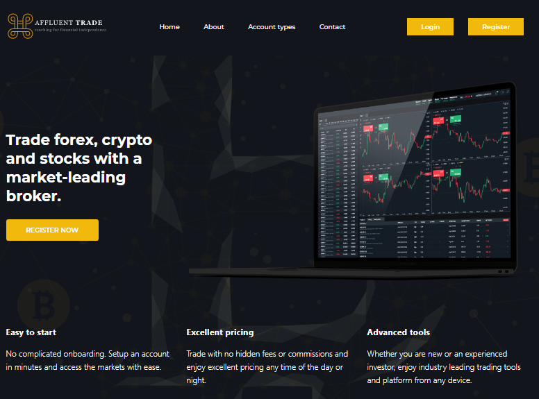 Affluent Trade Review (affluenttrades.com Scam) - Personal Reviews