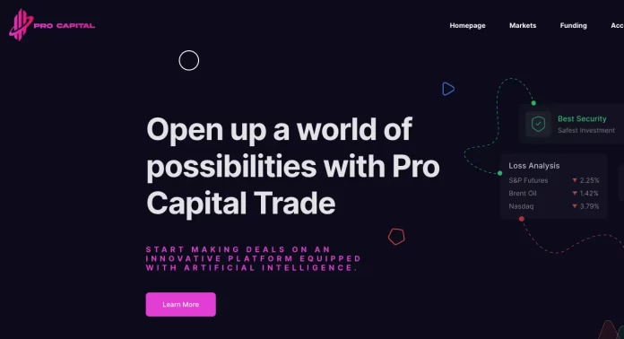 Pro Capital Trade Review (procapitaltrade.io Scam)