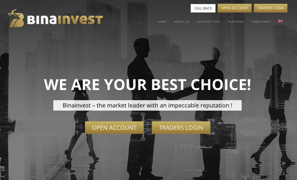 Bina Invest Review (binainvest.com Scam) - Personal Reviews