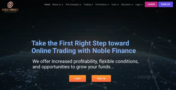 Noble Finance Review (noble-finance.com Scam) - Personal Reviews