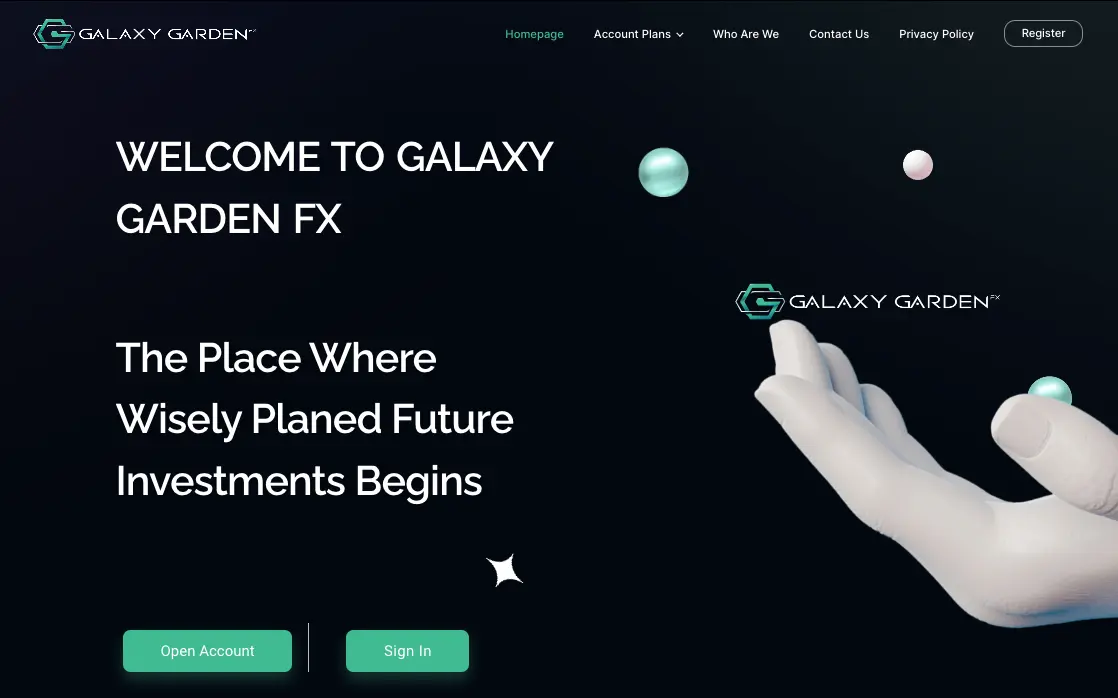 Galaxy Garden Fx Review (galaxy-garden-fx.com Scam) - Personal Reviews